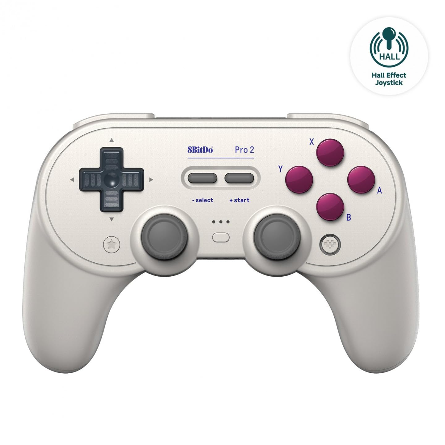 Amazon.com: 8Bitdo Pro 2 Bluetooth Controller for Switch/Switch 2, Hall Effect Joysticks, 2 Pro ...