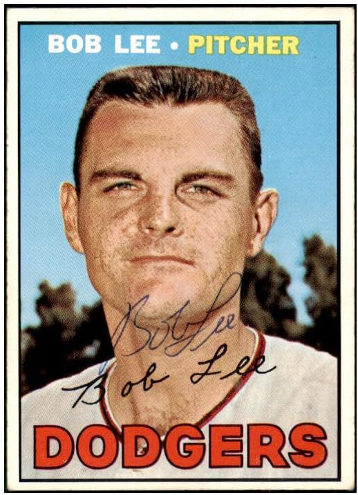 Amazon.com: 1967 Topps #313 Bob Lee Dodgers Signed Autographed 509298 ...
