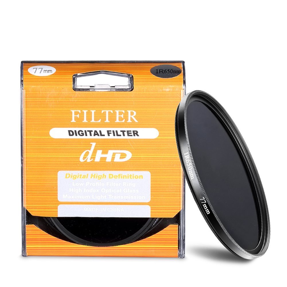 Buy Neewer® 77mm 650nm IR Filter Infrared Photography Optical Grade ...