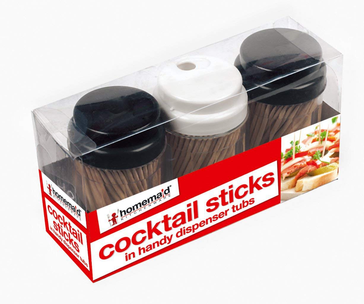 Cocktail Sticks in Dispenser Set : Amazon.co.uk: Home & Kitchen