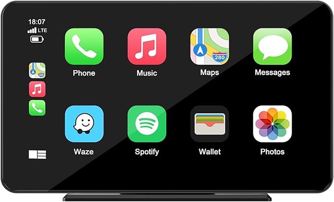 Amazon.com: LAMTTO Portable Wireless Car Stereo Apple Carplay with ...