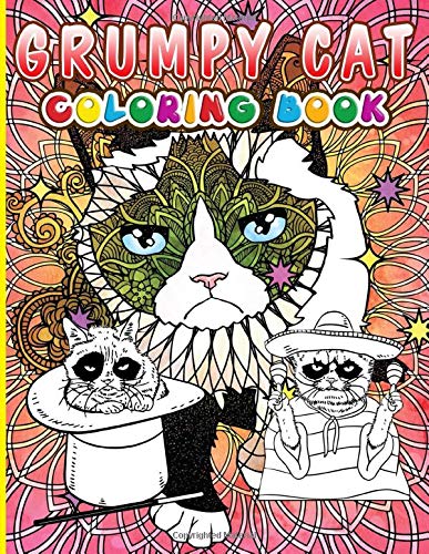 Buy Grumpy Cat Coloring Book: Grumpy Cat Coloring Books For Adults And ...