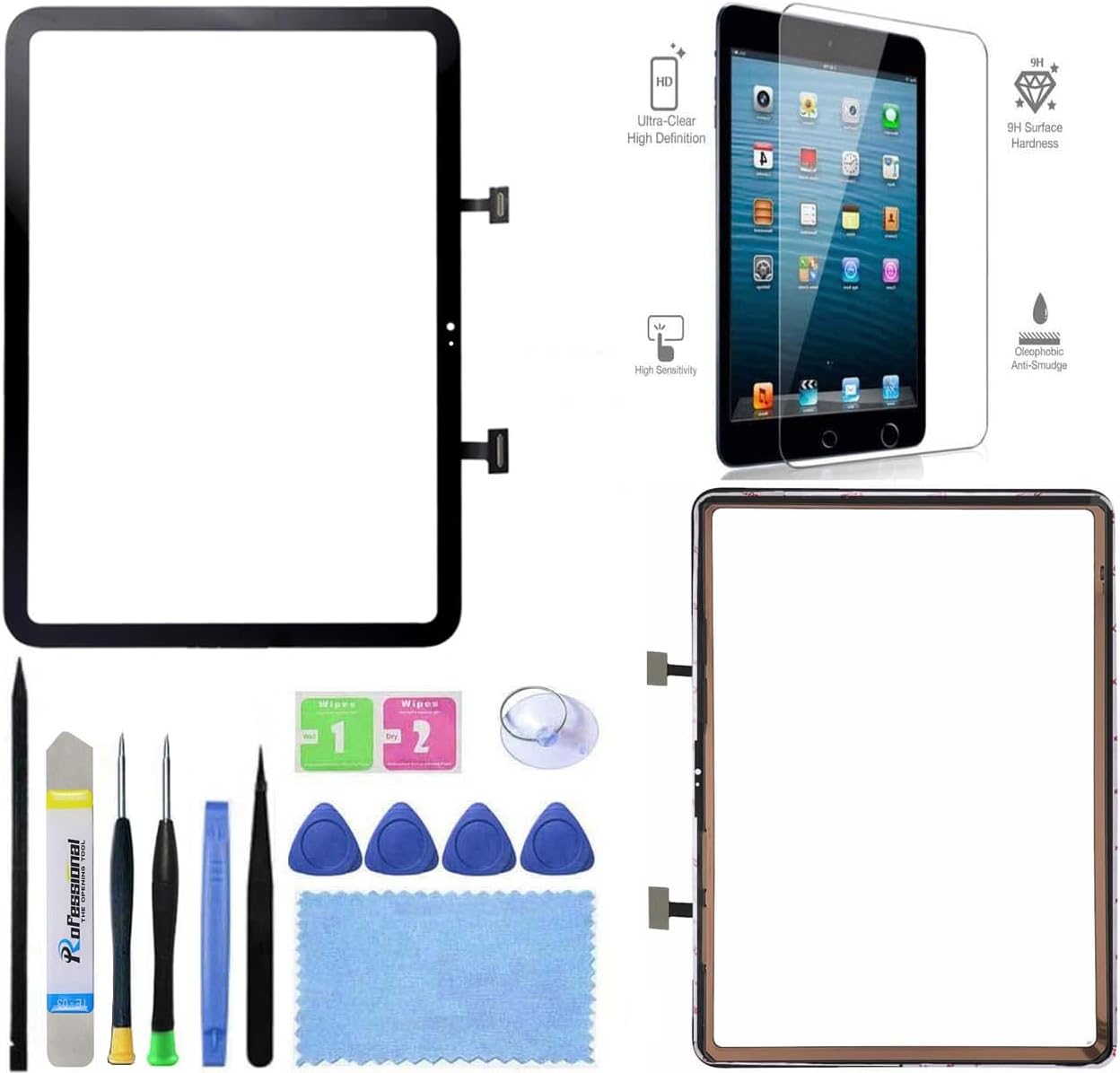 Amazon.com: ADULLO for iPad 10 (10th Generation) Screen Replacement ...