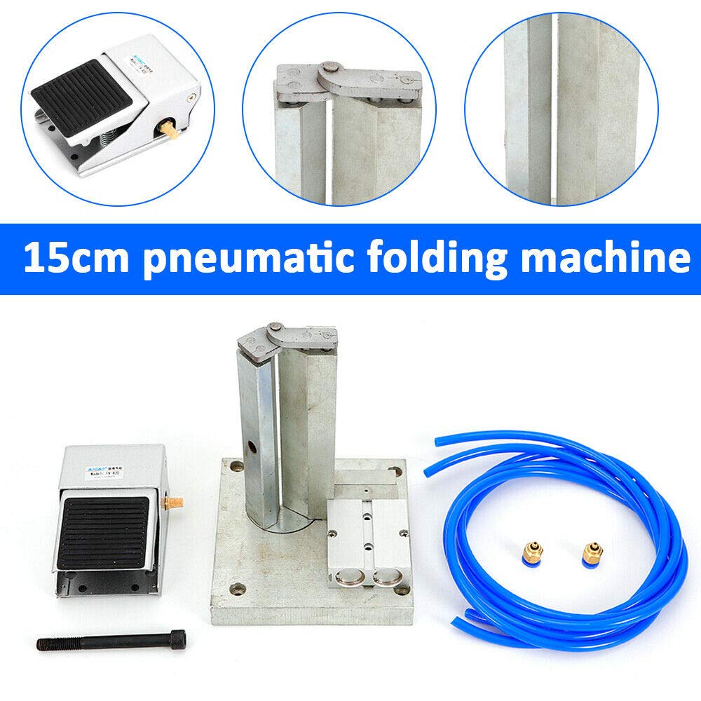 Buy KPfaster Pneumatic Folding Machine 150mm Pneumatic Dual-axis Metal ...