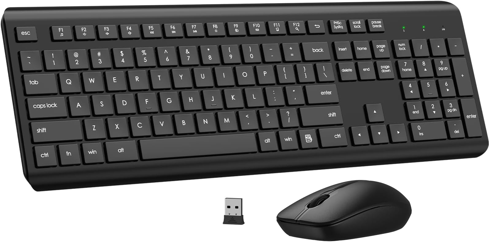 Amazon.com: Logitech K330 Wireless Desktop Keyboard and Wireless Mouse ...