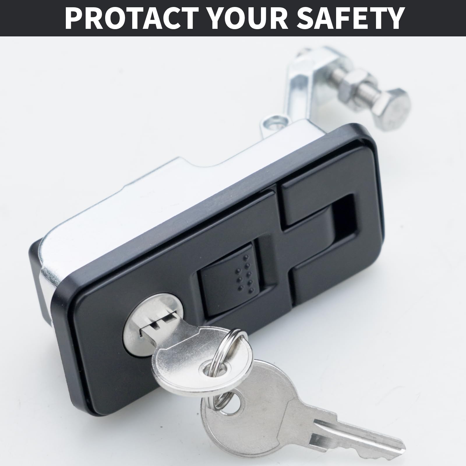 Snapklik.com : Loclink Black Compression Latch Lock Industrial Zinc ...