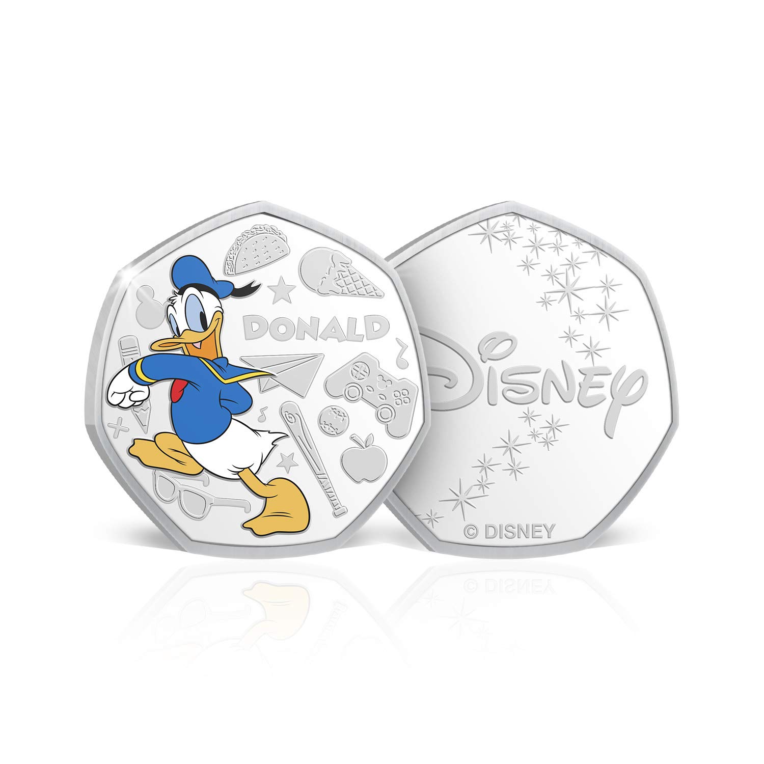 Buy Donald Duck Official Disney 50p Shaped Limited Edition Collectable ...