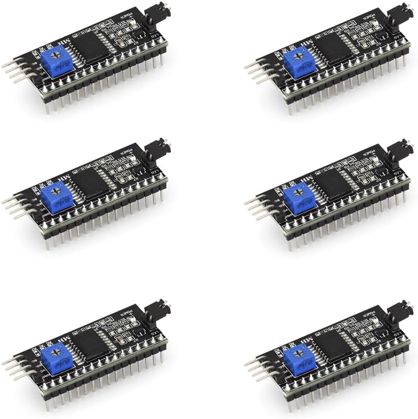 Amazon.com: Treedix 6pcs IIC/I2C/ Serial Interface Board Port LCD1602 ...