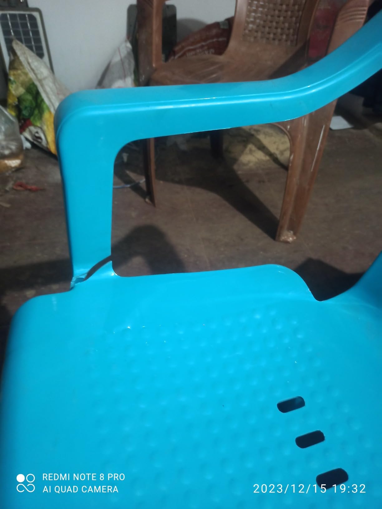 Samruddhi Unbreakable Plastic Chair (Fully Power Full)"Skin", Beige ...