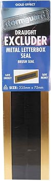 Stormguard Letterbox Draught Excluder Seal Brush with Flap Letter Box ...