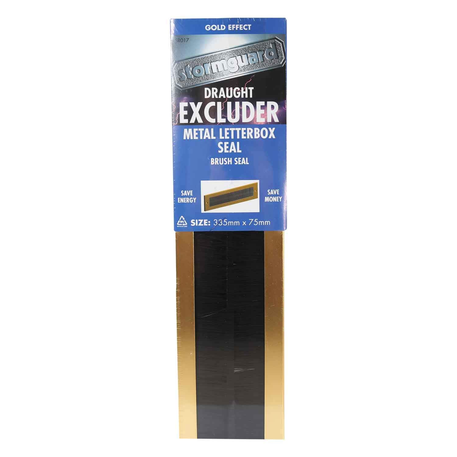 Stormguard Letterbox Draught Excluder Seal Brush with Flap Letter Box ...