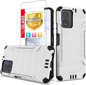 Amazon.com: TJS Compatible for Boost Celero5G SC 2024 Case (Version Only), with Tempered Glass ...