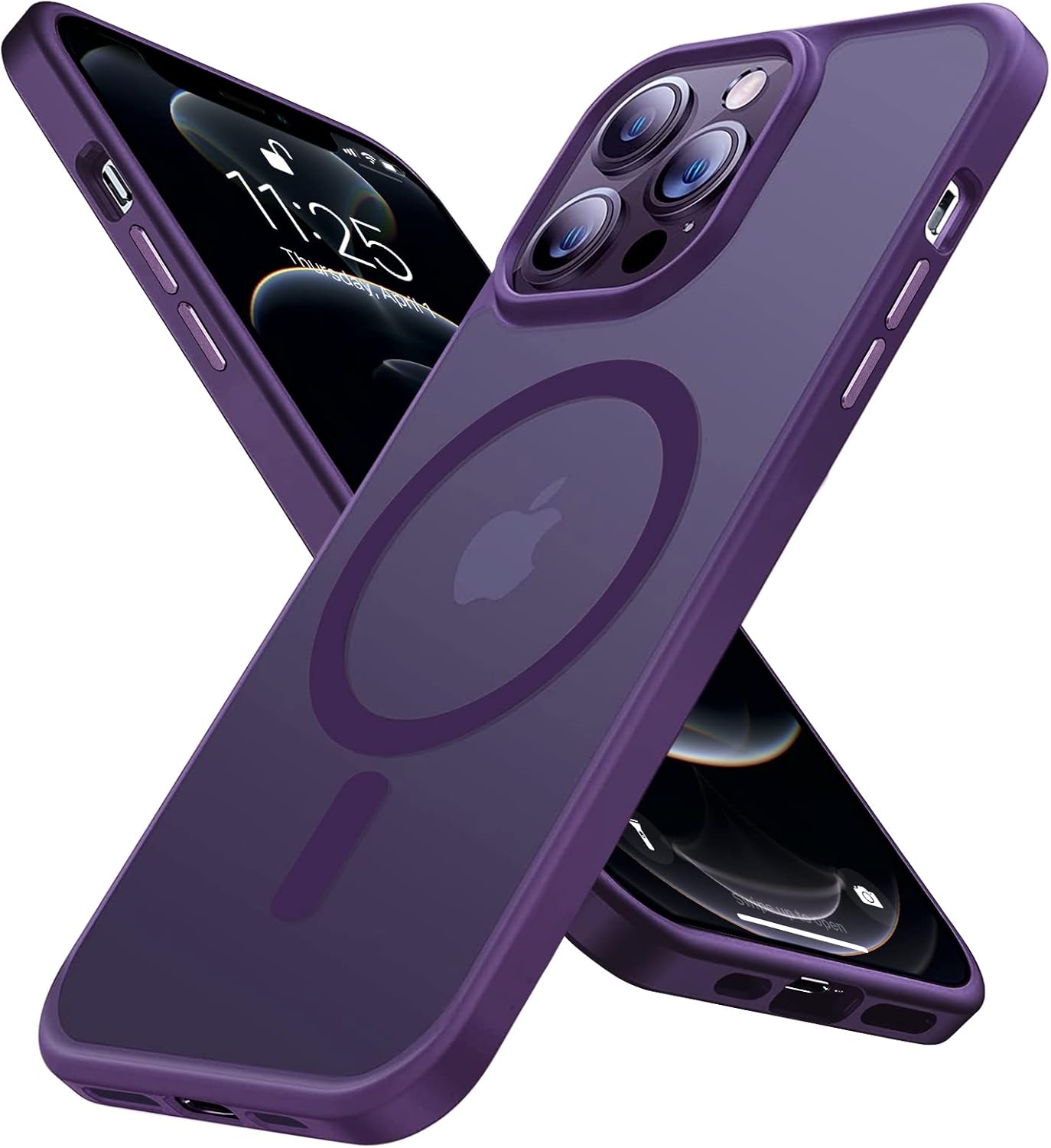 INFOSUN iPhone 12 Pro Max Case Cover Compatible with Magsafe Magnetic ...