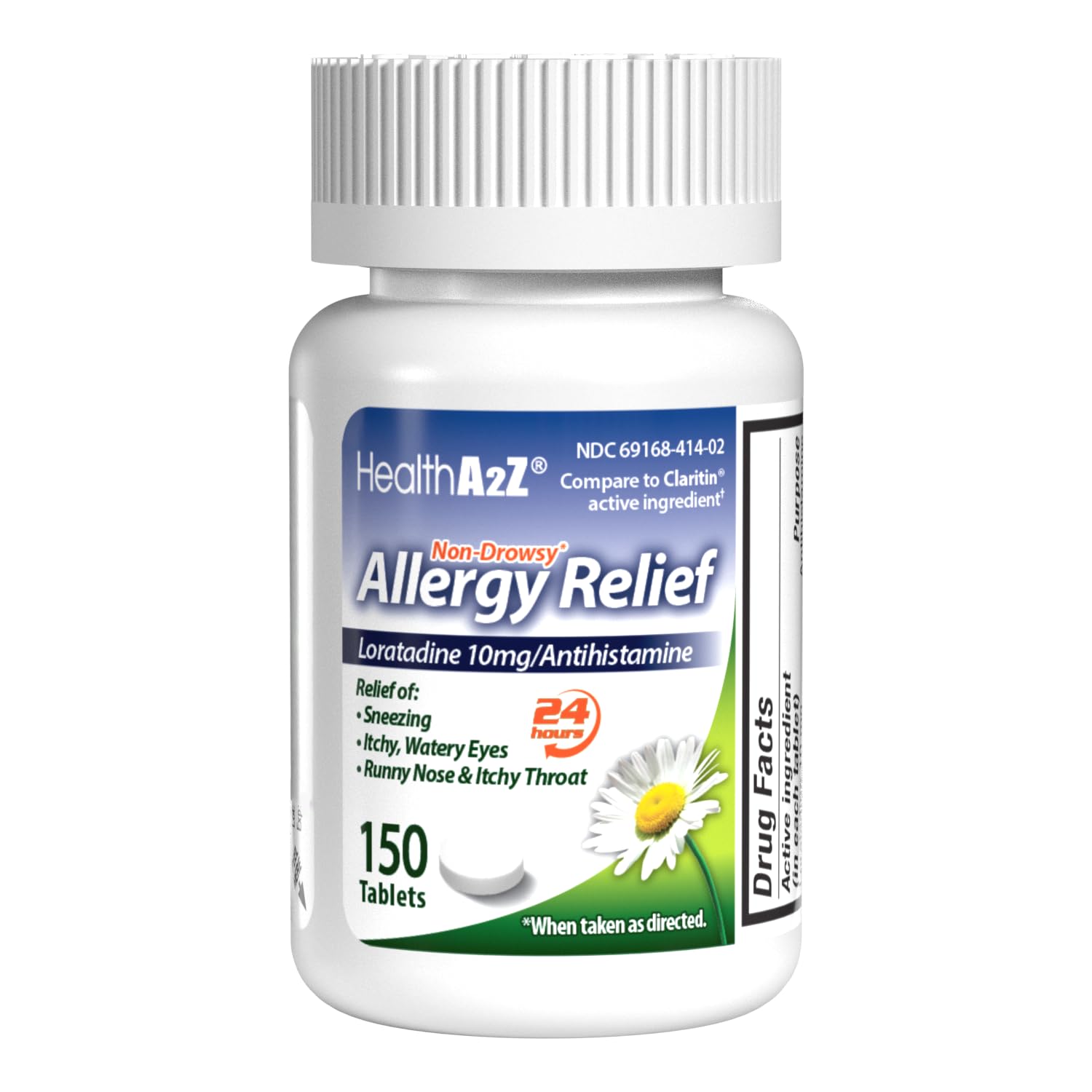Snapklik.com : HealthA2Z Allergy Relief Loratadine 10mg 150 Counts ...