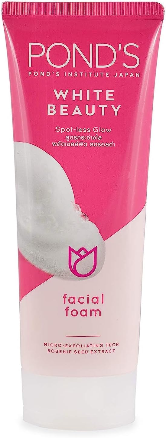 Amazon.com: Ponds Pure White Deep Cleansing Facial Foam Face Wash ...