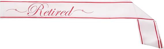 Amazon.com: Retired Satin Sash Party Accessory (1 count) (1/Pkg) : Home ...
