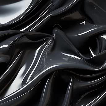 Amazon.com: 100% Natural Rubber Fabric,Black Latex Fabric,Waterproof ...