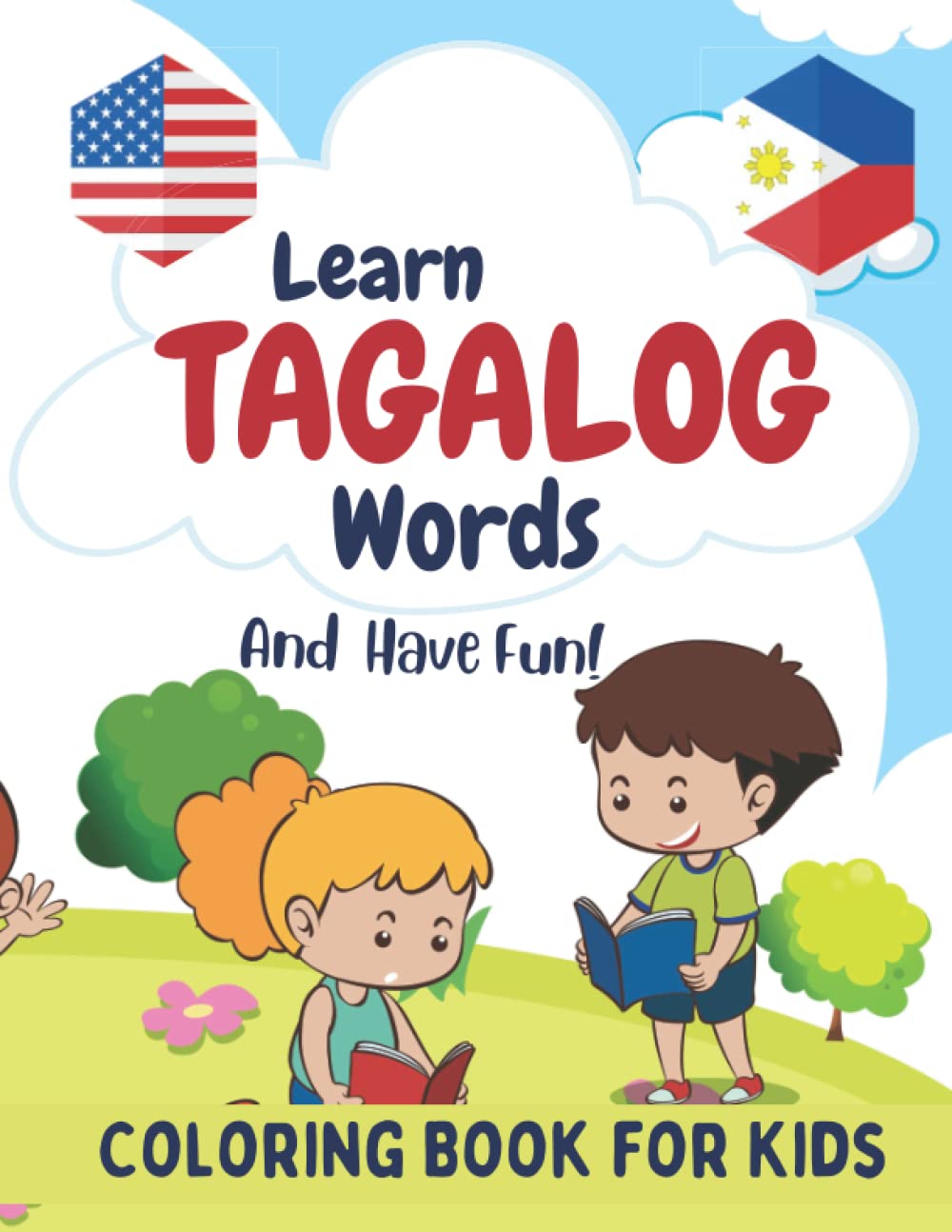 Buy Learn Tagalog Words and Have Fun Coloring for Kids: ABC Coloring ...