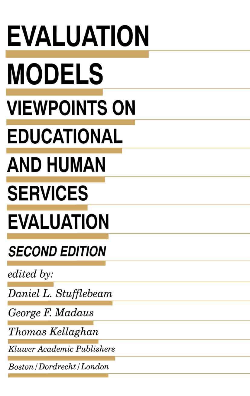 Evaluation Models: Viewpoints on Educational and Human Services ...