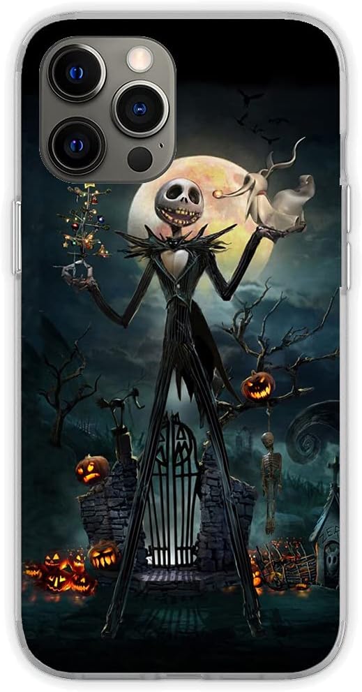 Amazon.com: Sistger Classical The Nightmare Jack Design Halloween Phone ...