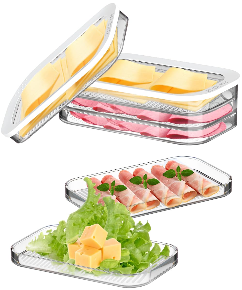 Amazon.com: Deli Meat Container for Fridge, Lunch Meat Container for ...
