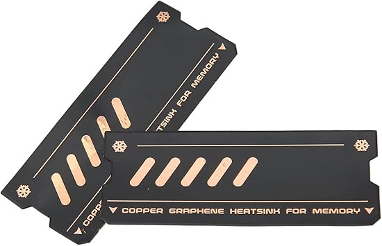 Amazon.com: Zyyini Memory Cooling Heatsink, Graphene Coating Heatsink Copper Fast Cooling Heat ...