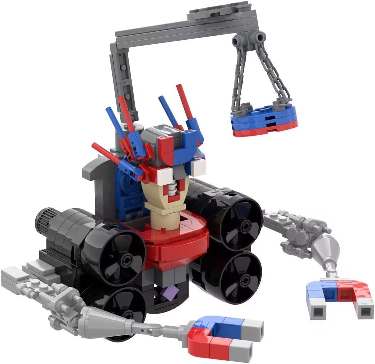 Amazon.com: Skibidi Toilet Man Toy Building Set, Titan Speaker/Monitor ...