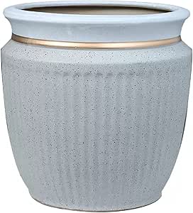 Planter Pots Decorative Flower Pots Ceramic Planter with Drainage ...