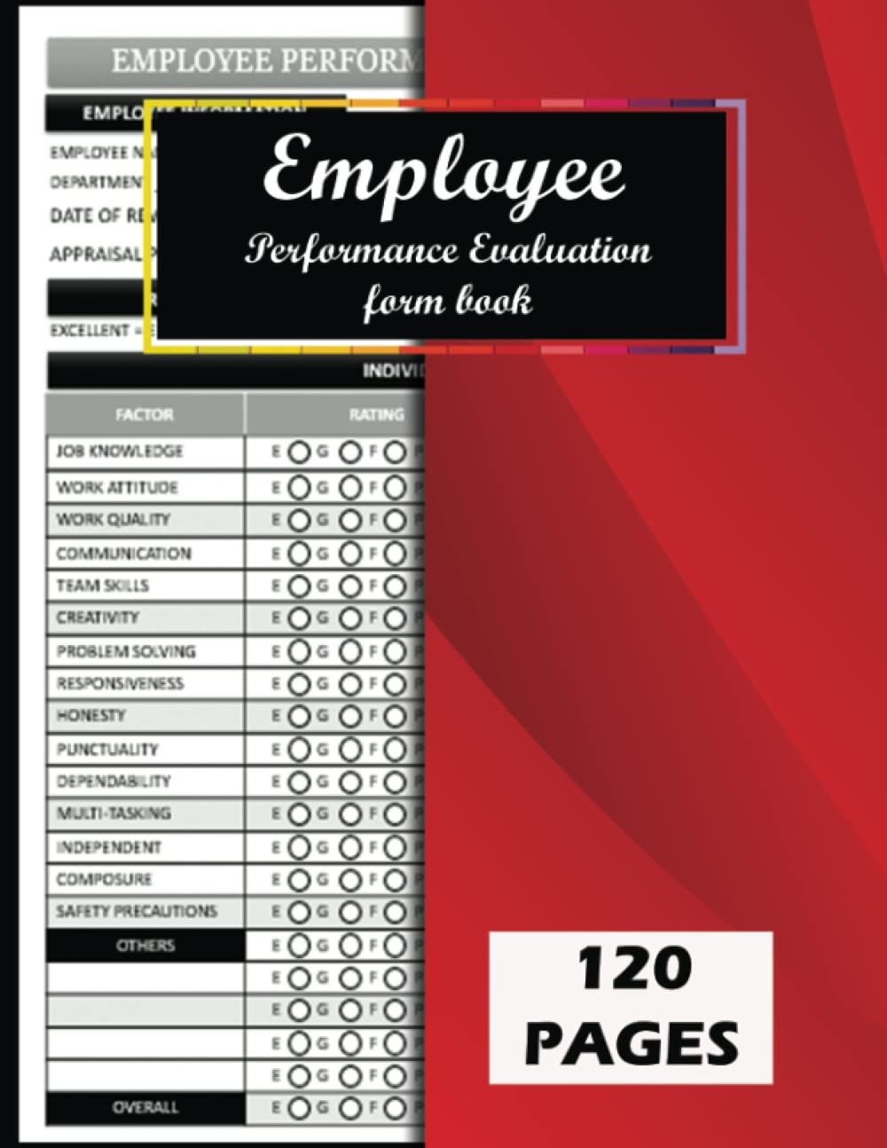 Amazon.com: Employee Performance Evaluation Form Book: Performance ...