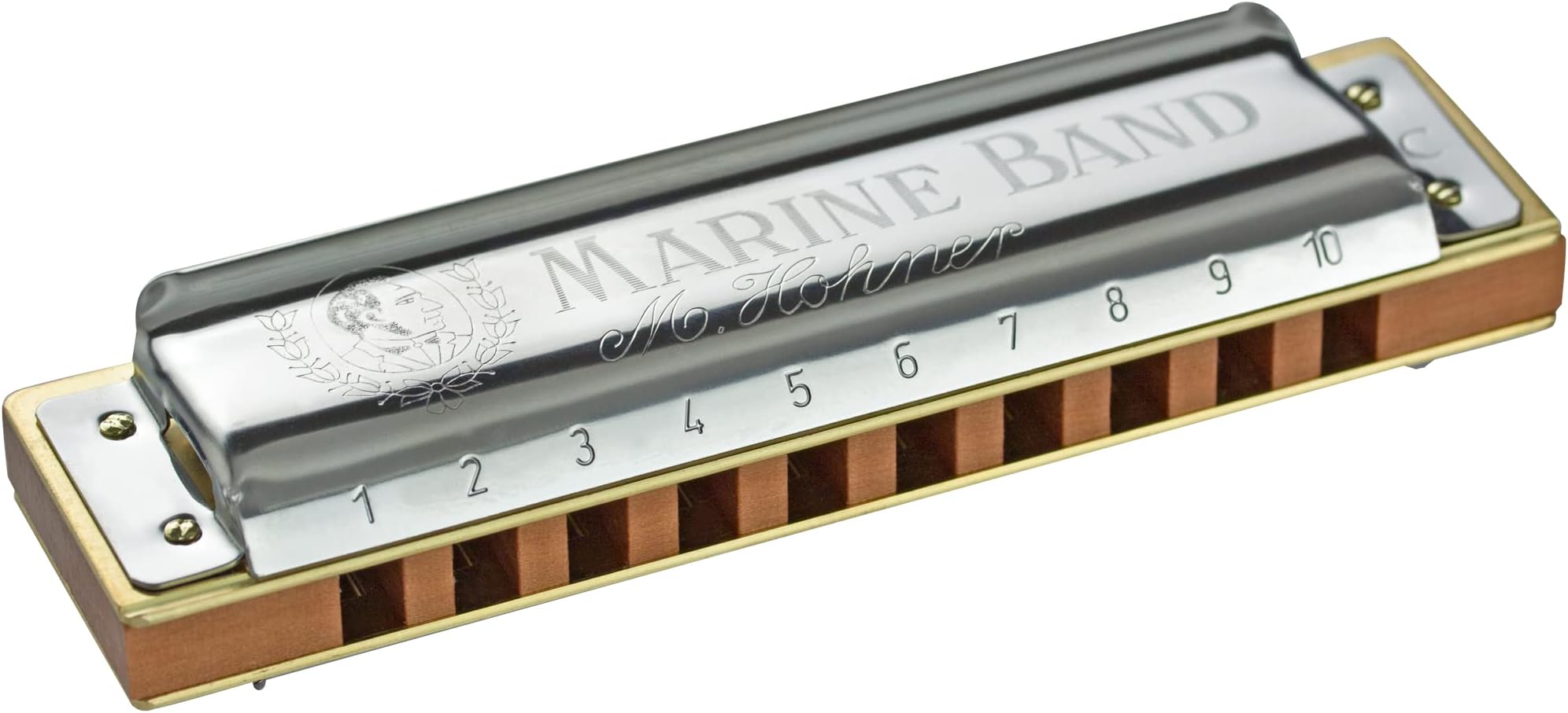 Amazon.com: Hohner 1896BX Marine Band Tuned to Key of C Harmonica with ...