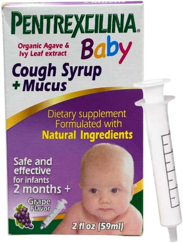 Amazon.com: Pentrexcilina Baby Formula Cough Syrup + Mucus for Infants ...