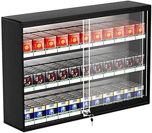 Amazon.com: Cigarette Display Case- Wall Mounted Cigarette Rack ...