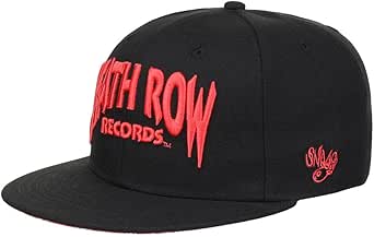 Death Row Records Wordmark w/Paisley UV Fitted Hat (7 3/4, BLK/RED) at ...