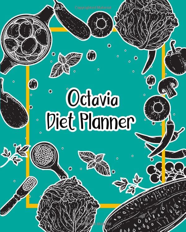 Octavia Diet Planner: 99 Weeks Meal Planner Pages 8x10 inches for Diet ...