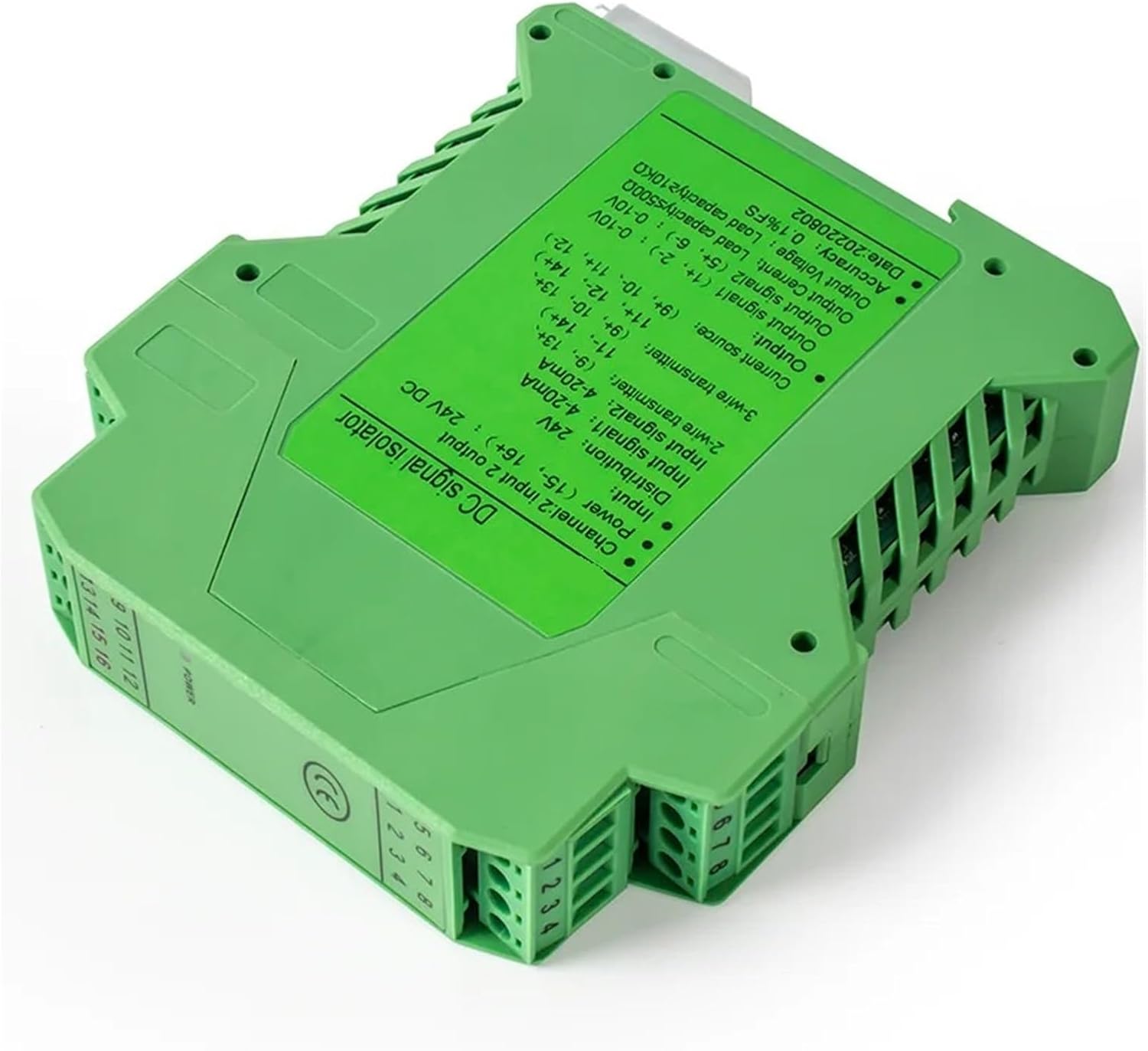 Amazon.co.jp: 信号アイソレーター DC 絶縁トランスミッタ 4-20mA 1-10V 0-5V 1-5V アナログ入力出力 2 入力 2 出力 2 入力 4 出力信号コンバータ ...