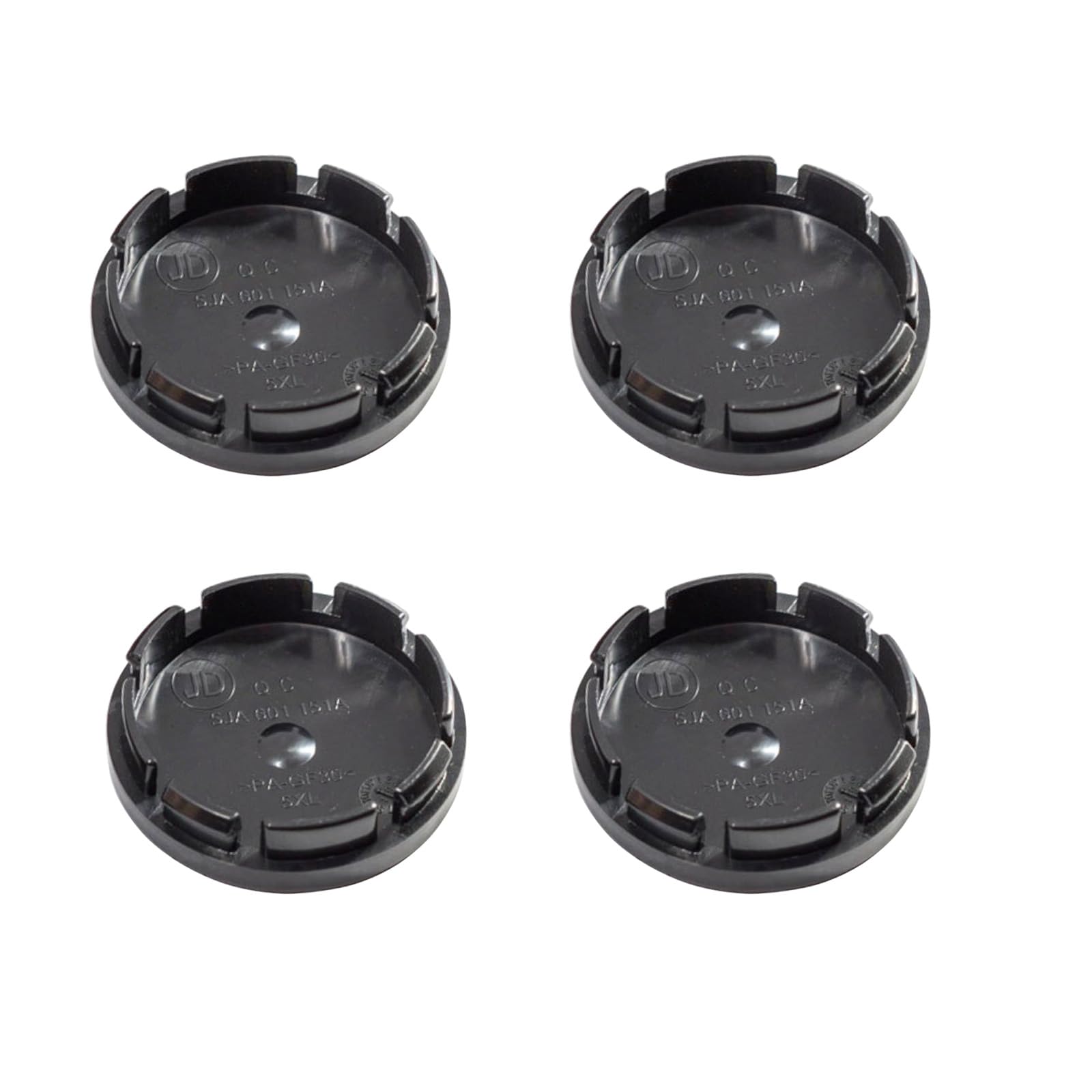 60mm Center Caps 4x ORIGINAL BORBET BLACK GLOSSY ALLOY WHEEL CENTRE ...