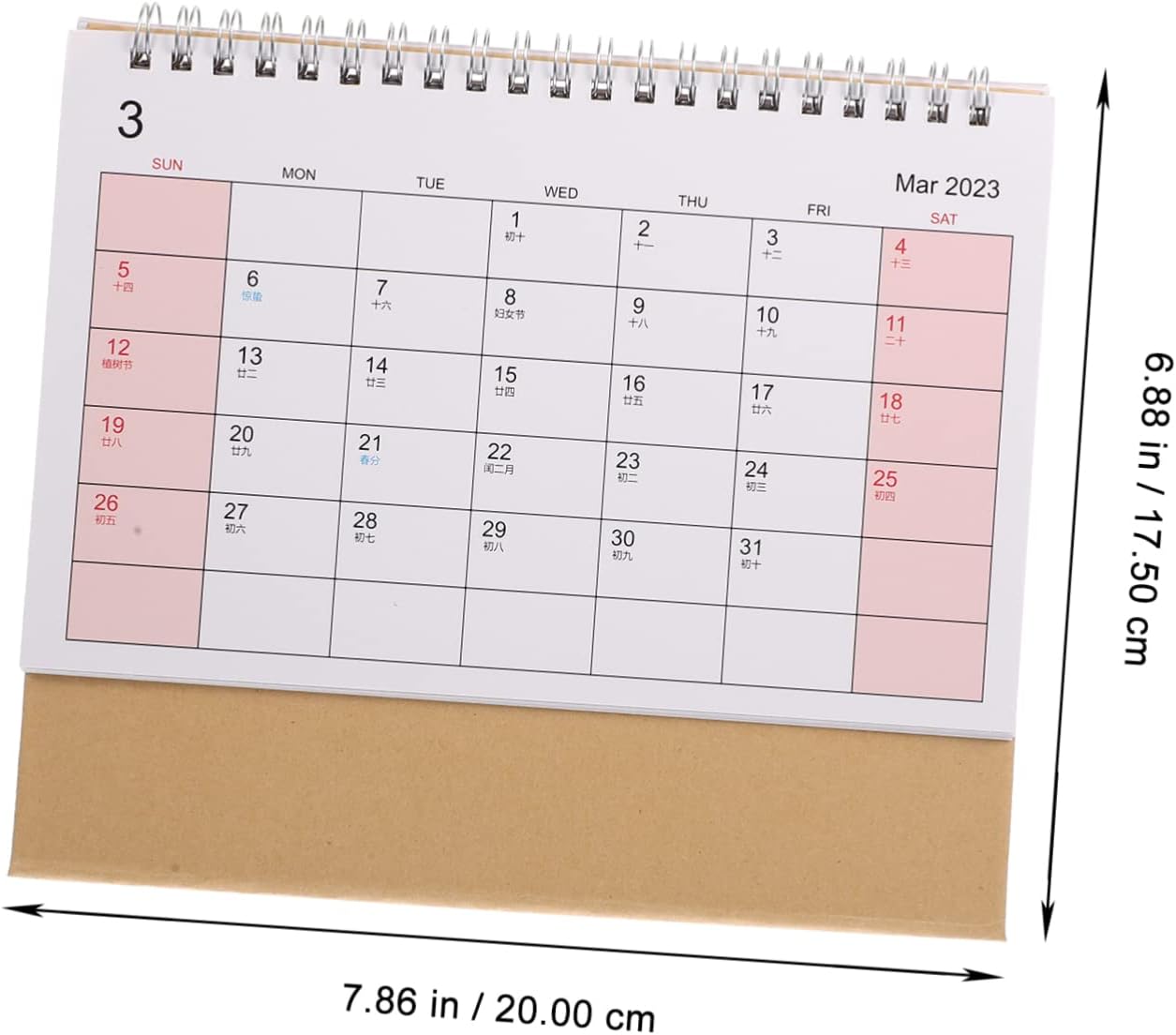 TEHAUX 2023 Mini Desk Calendar Notepads for Work Office Desk Calendar ...