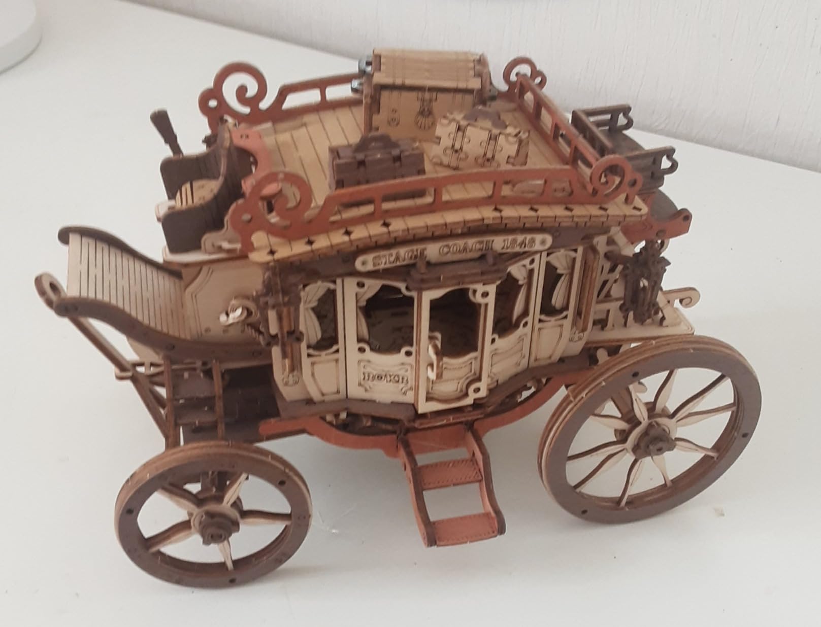 ROBOTIME 3D Wooden Puzzles for Adults, Music Box Model Kits, Mechanical ...