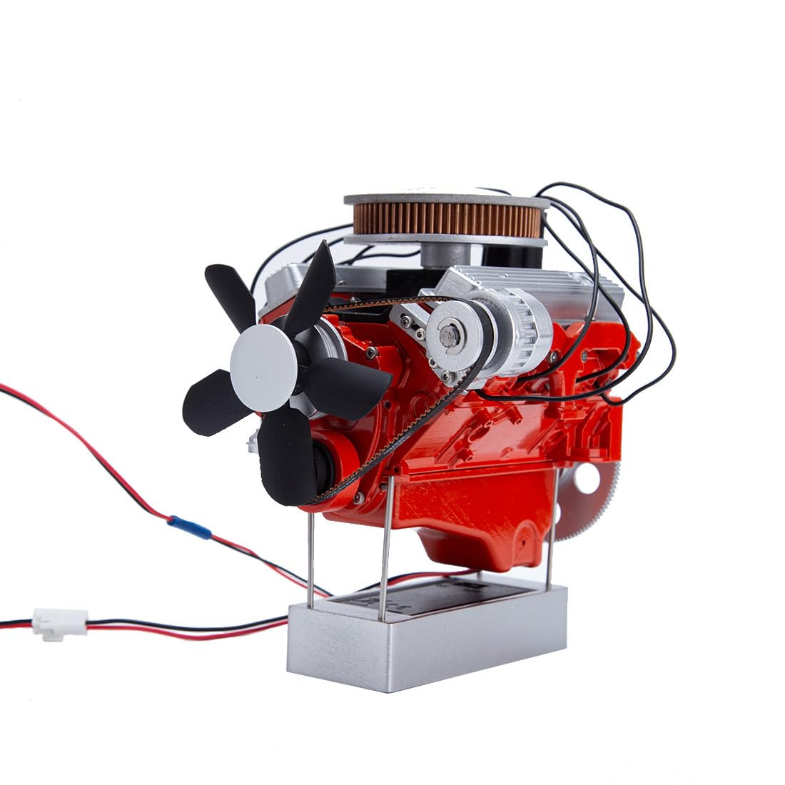 Cison V8 Engine Kit That Runs On Gas Working Mini V8 Engine Model Kit ...