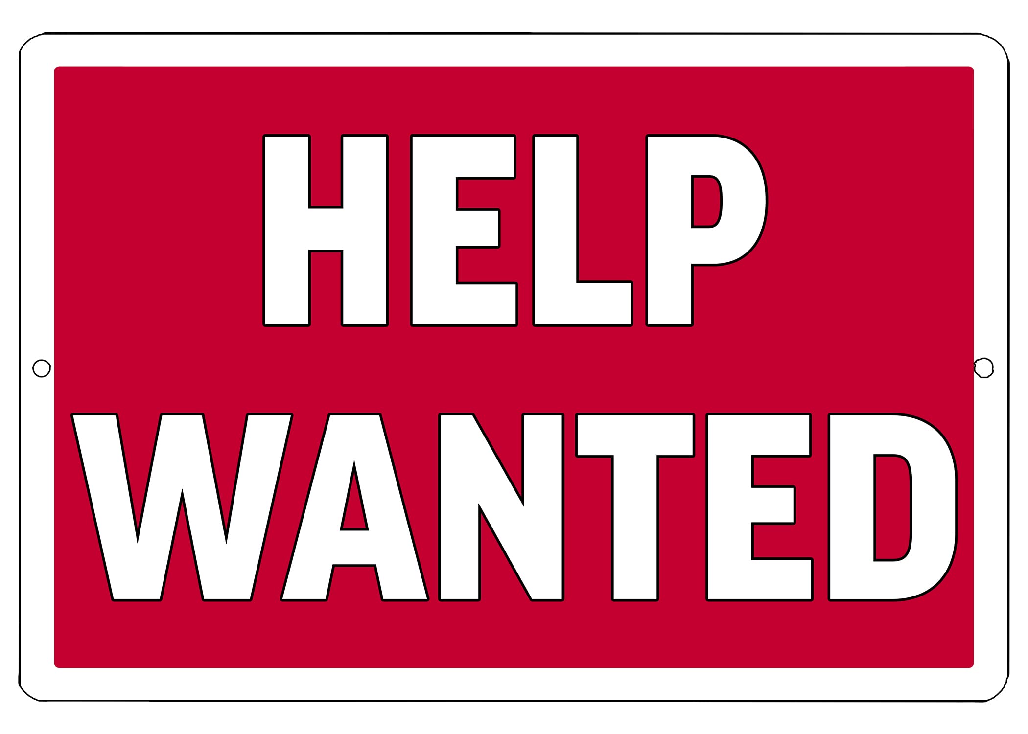Help Wanted Sign Clipart