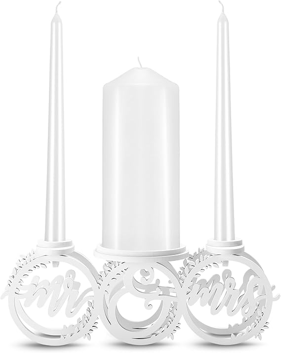 Amazon.com: Rozrety Unity Candle Holder - Unity Candles Stand for ...