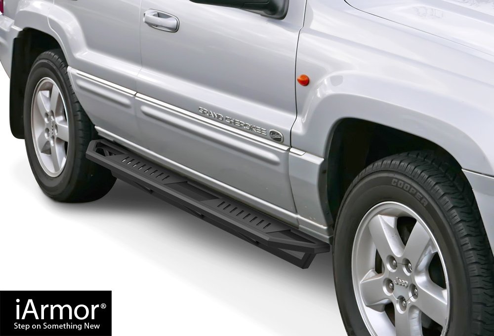 Buy APS Off-Road Side Steps Armor Compatible with Jeep Grand Cherokee ...