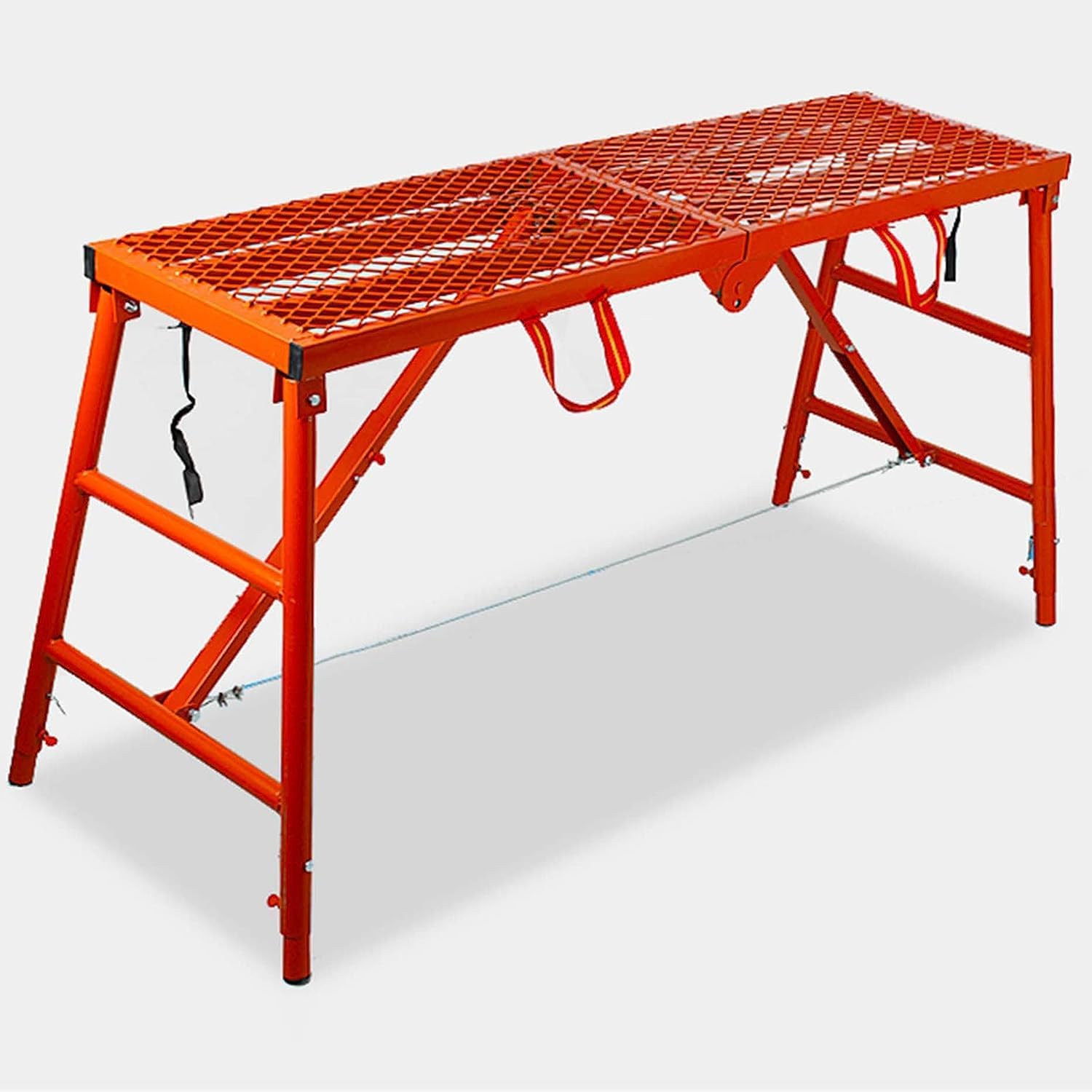 Portable Folding Scaffolding Multipurpose Work Platform Scaffold Tower Ladder Stool Bench for ...