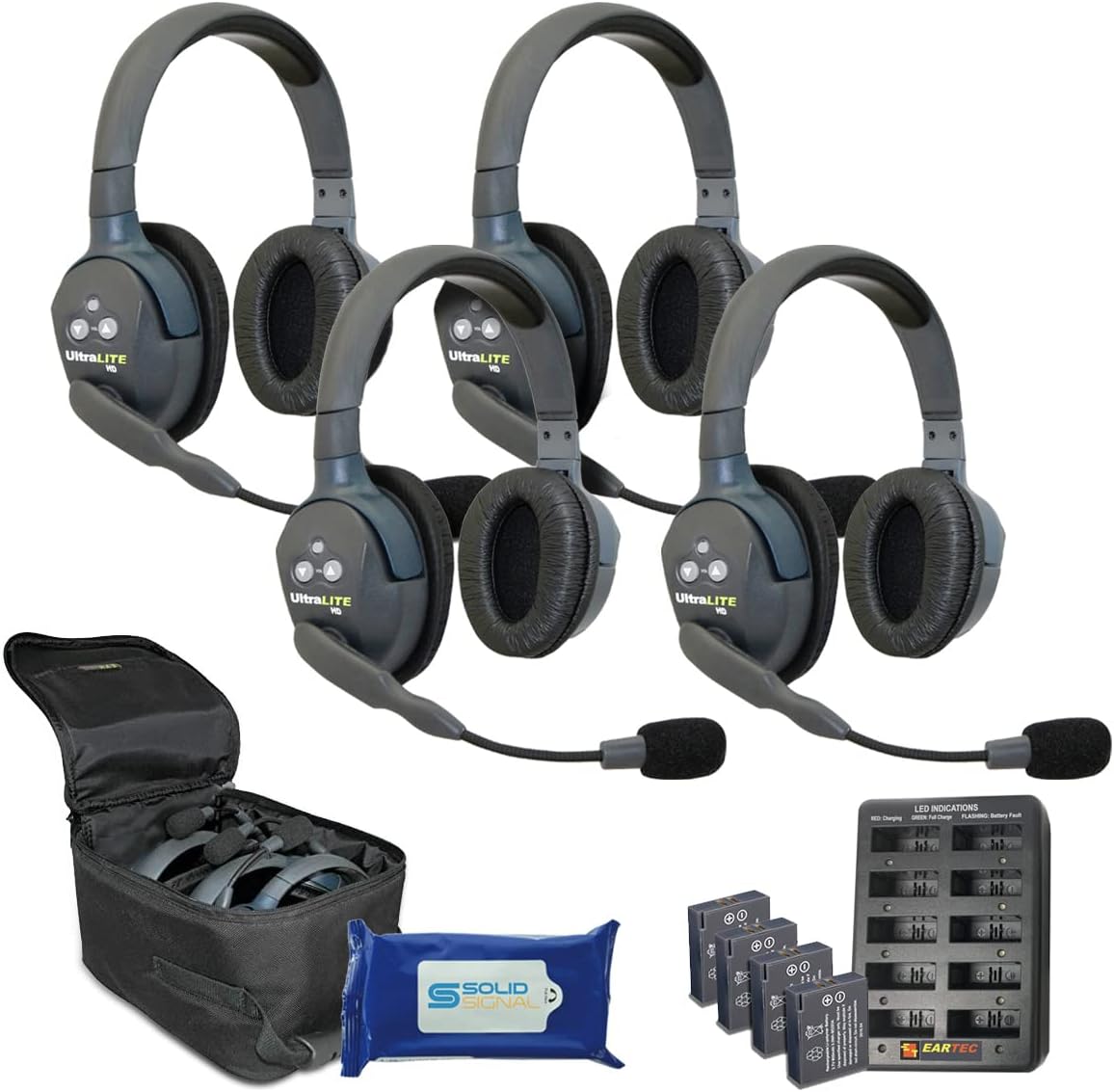 Amazon.com: Eartec UL4D Ultralite Full Duplex Wireless Headset ...