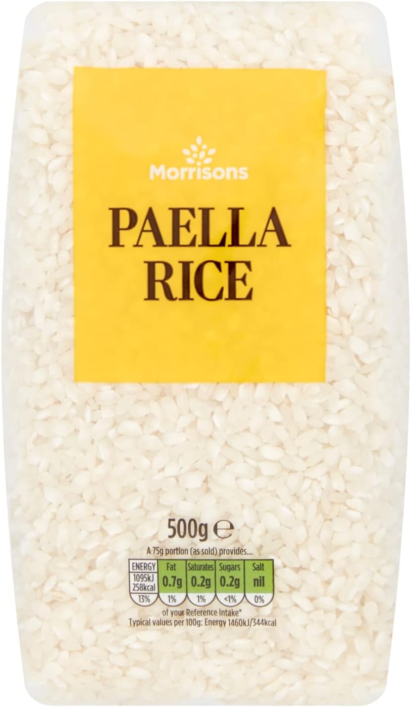 Morrisons Paella Rice 500g : Amazon.co.uk: Grocery