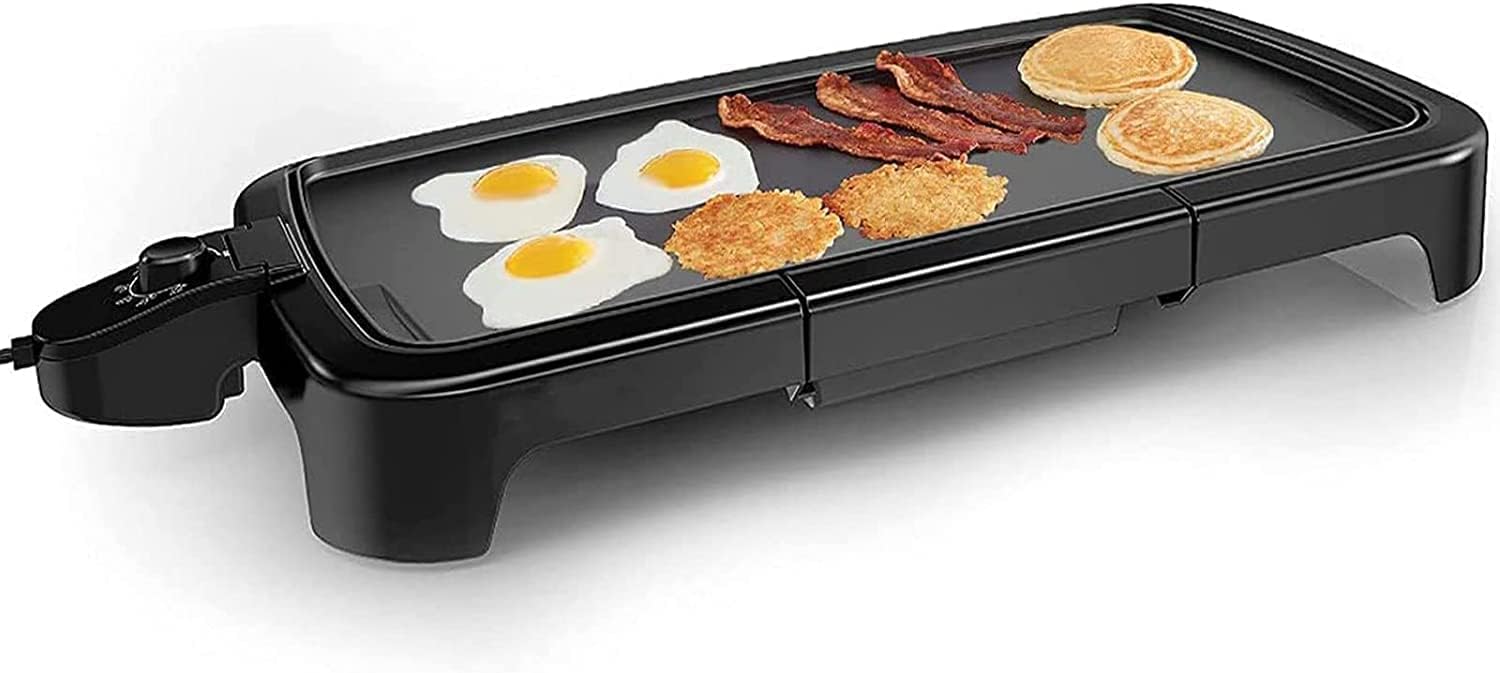 Amazon.com: Family Sized NonStick Electric Griddle - with Drip Tray ...