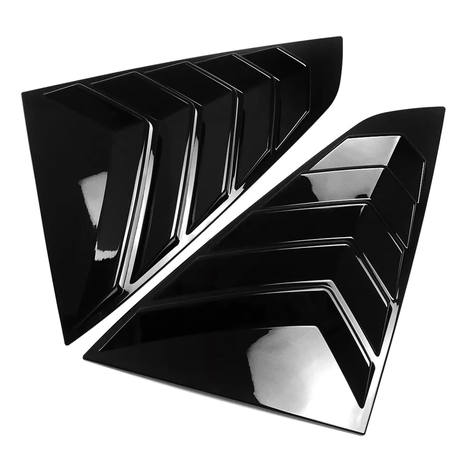 Matte Black ABS Louvers Matte Black ABS Side Window Louvers For 2024 ...