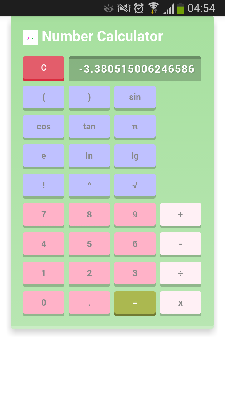 Number Calculator:Amazon.de:Appstore for Android