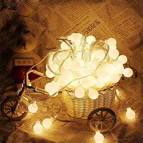 Buy Lexton Ball Shaped 20 Led Fairy String Light |Plug Sourced|Warm ...