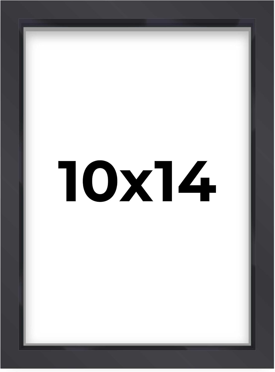 Amazon.com - 10x14 Shadow Box Frame Contemporary Black | 3/4" Depth of ...